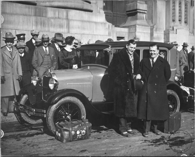 Joe Sanders and Carleton Coon at Union Station | The Pendergast Years
