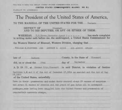 Gizzo, Anthony R. | The Pendergast Years